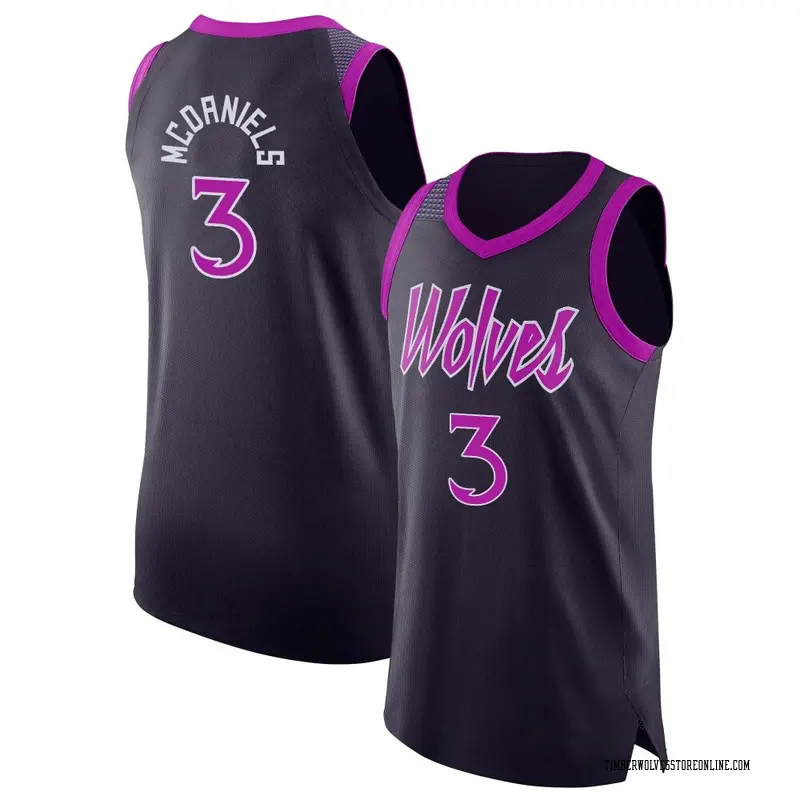 Minnesota Timberwolves Authentic Purple Jaden McDaniels 2025/26 City ...